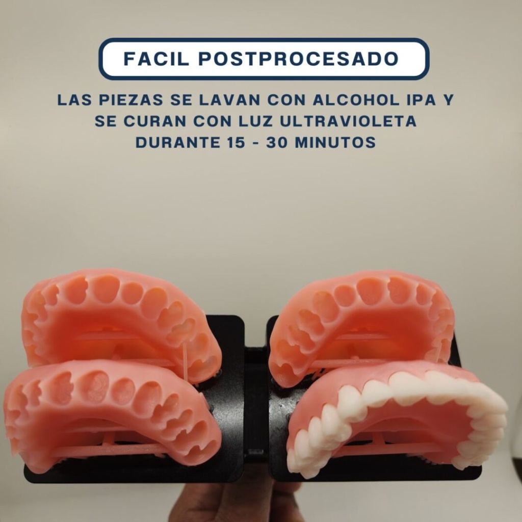 Resina Senertek denture base | Caballero 3D