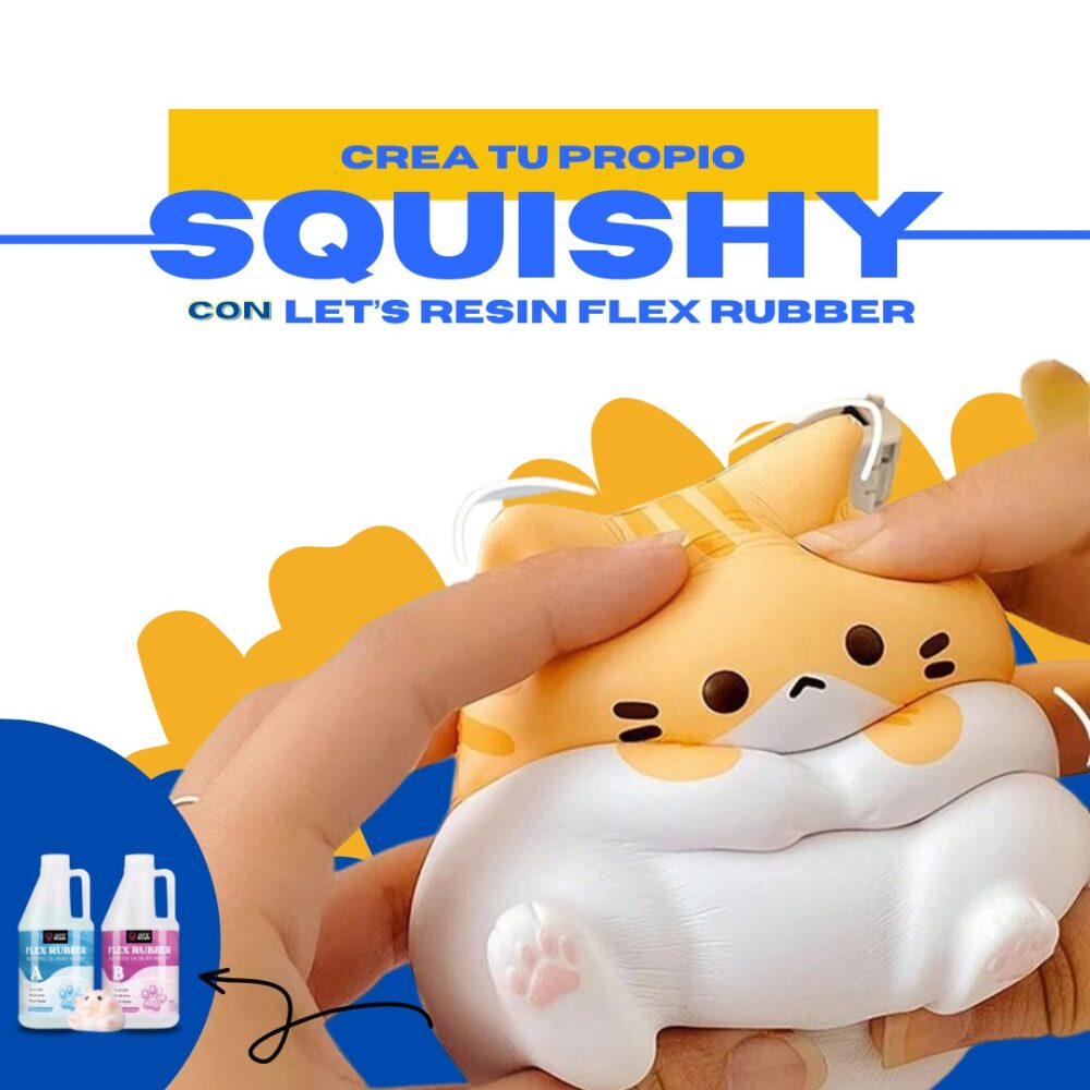 Cómo hacer squishies con Let´s Resin Flex Rubber